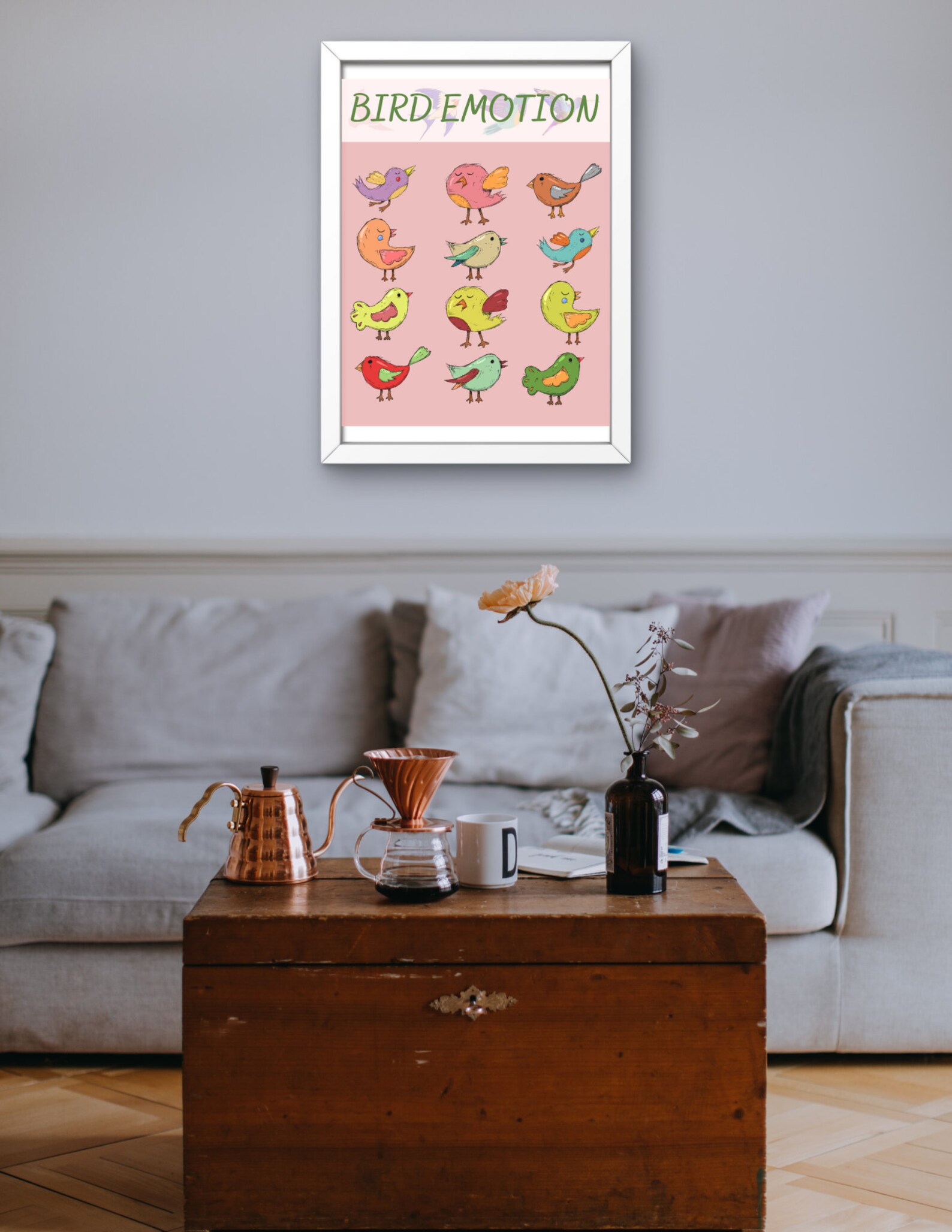 Bird Chart Bird Art Bird Art Print Framed Bird Art Bird - Etsy