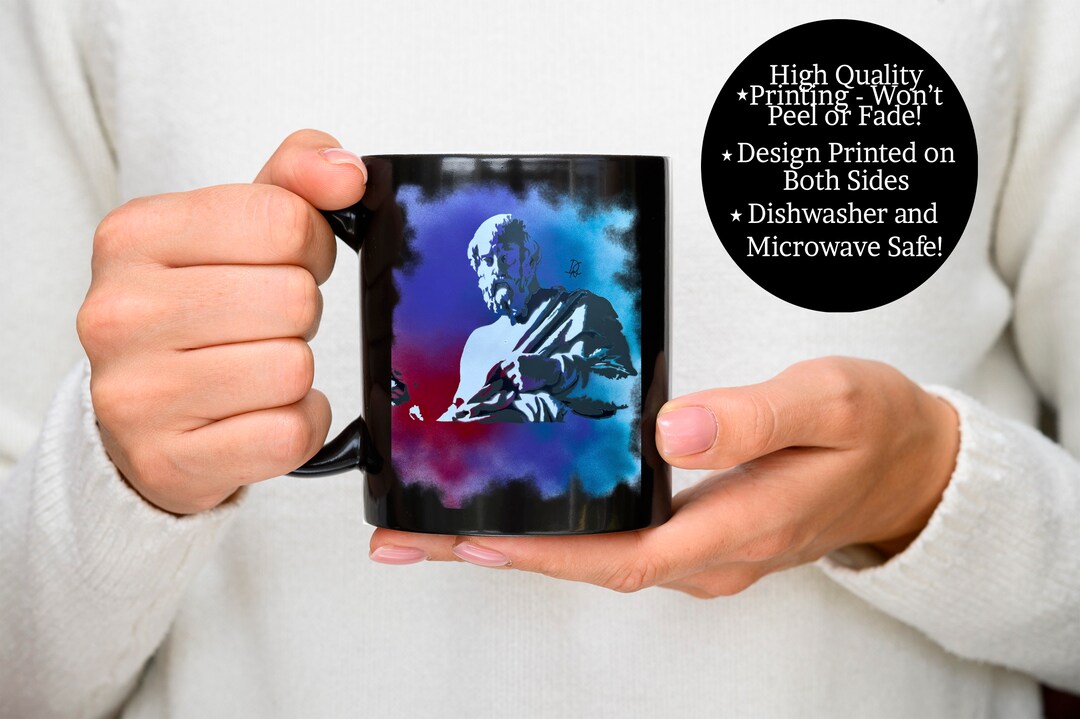 Plato perception Vs Knowledge Quote Mug, Philosophy Coffee Cup, History ...