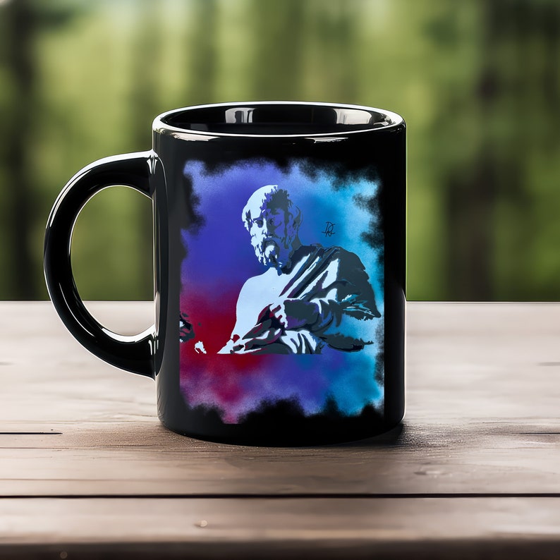 Plato perception Vs Knowledge Quote Mug, Philosophy Coffee Cup, History ...