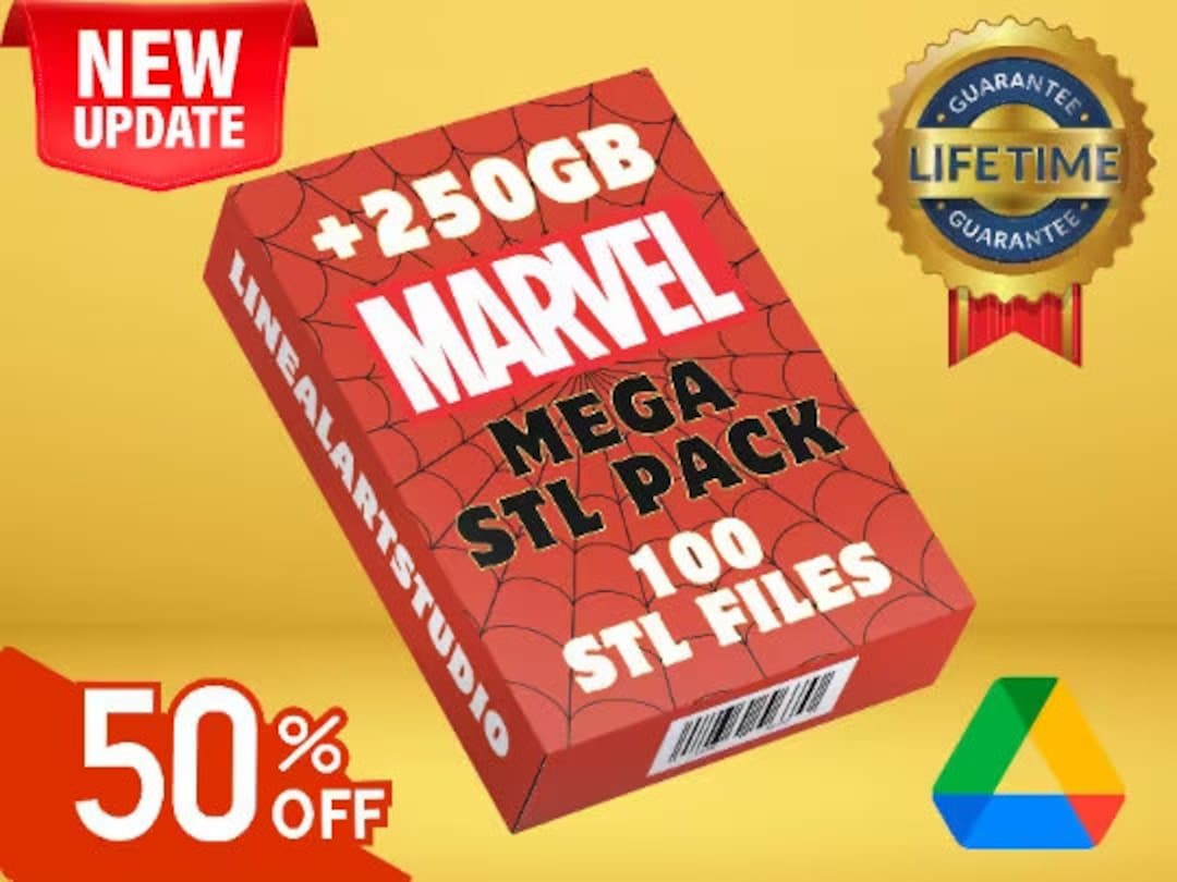 Mega Marvel Stl Pack, Marvel Stl Bundle, 3d Printing Models, 3d Stl ...