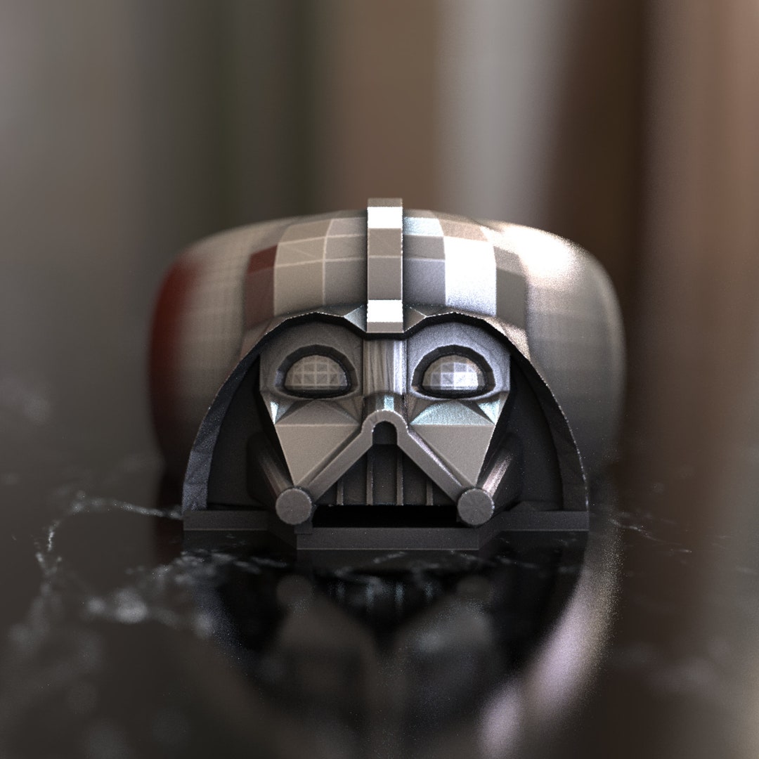 Iconic Darth Vader 925 Sterling Silver Ring Galactic Empire - Etsy
