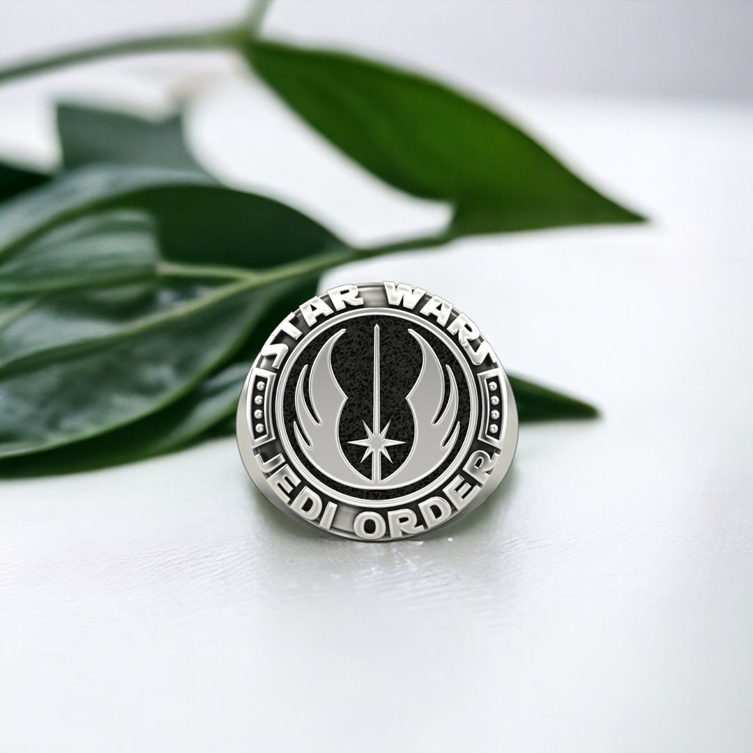 Exclusive 925 Sterling Silver Star Wars Jedi Order Ring, Artisan ...