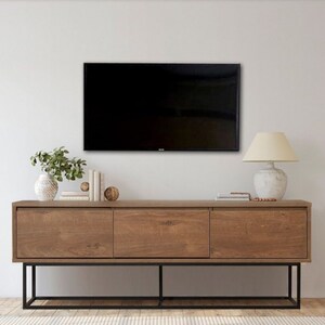 Console Table Modern Handmade Console Wood Console Tv Modern Console ...