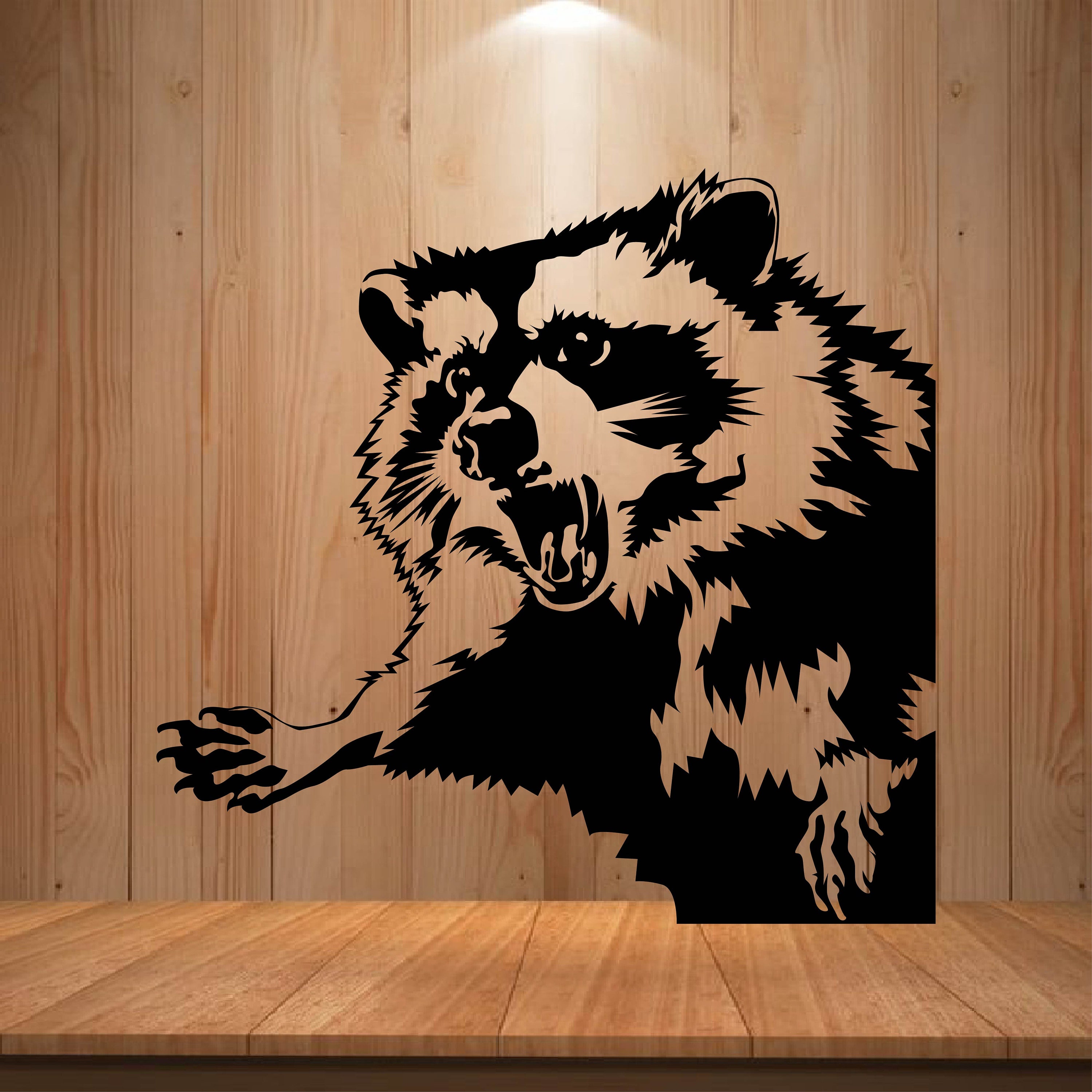 Cute Raccoon Svg Cut File Funny Peeking Svg Silhouettes Dxf - Etsy