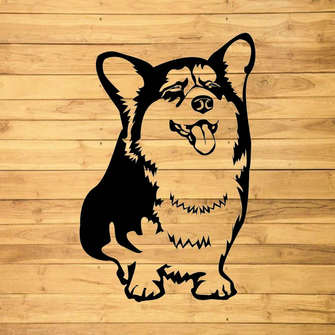 Corgi Svg, Dog Svg, Cute Corgi Dxf, Face, Head, Body, Peeking, Download ...