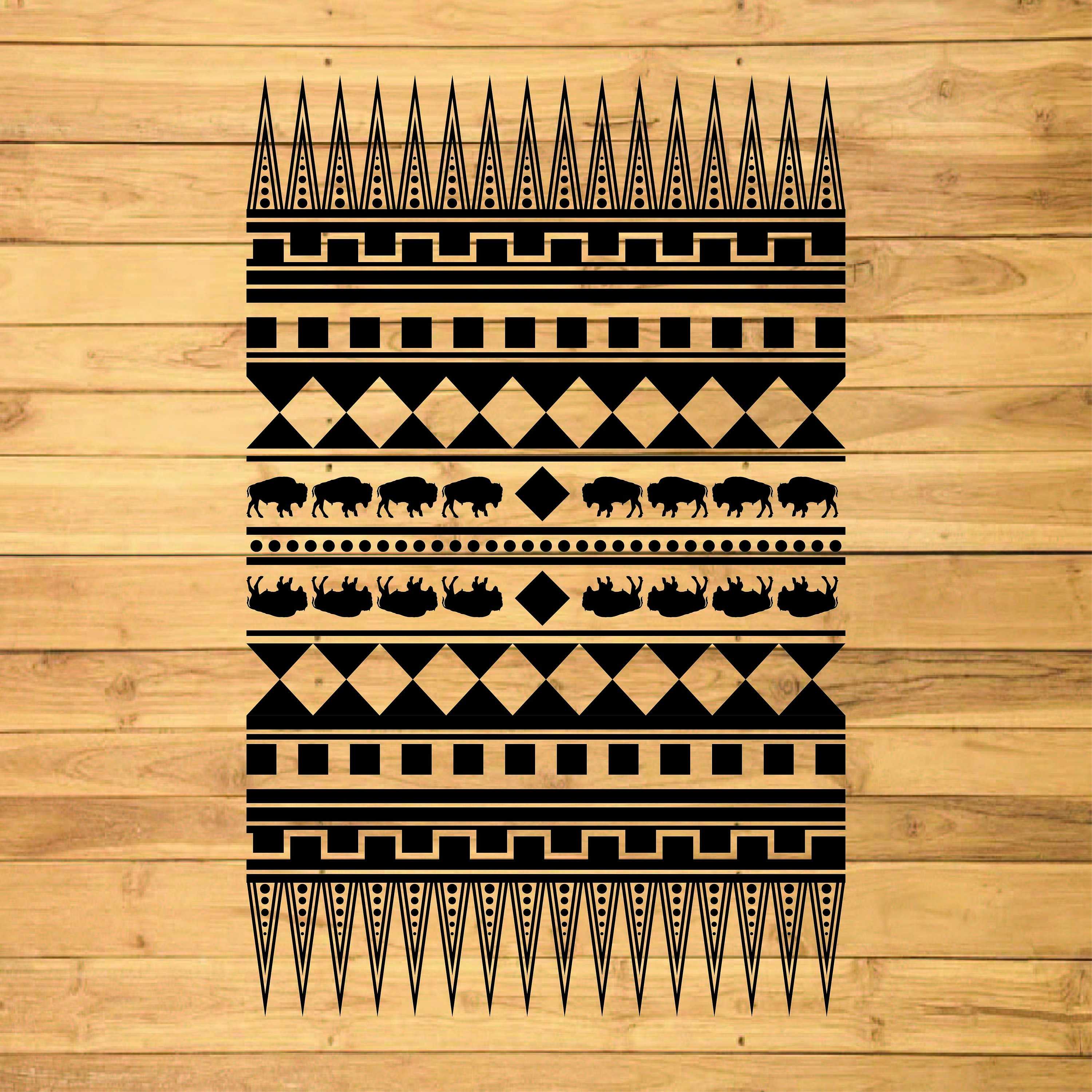 Aztec Pattern Svg,border Svg,seamless,tribal Svg Bundle,american ...