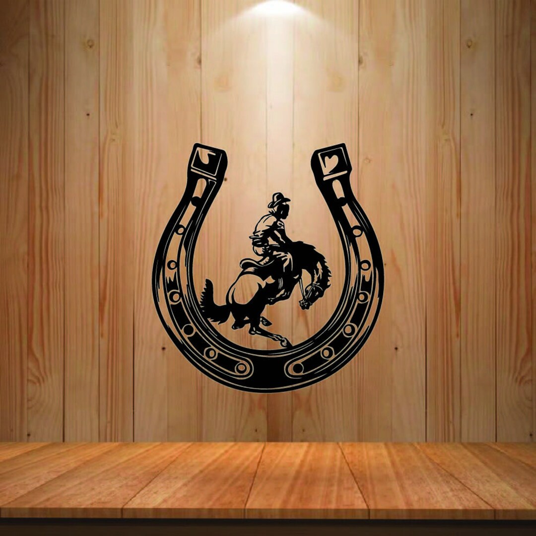 Compass Rodeo Svg Cowboy Svg Western Cowboy Riding Horse Svg Rodeo ...