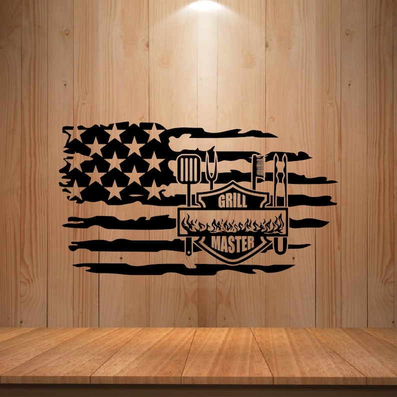 Flag, Chef Grill Master, Grilling SVG, Grilling PNG, Grill Dad Svg, BBQ ...