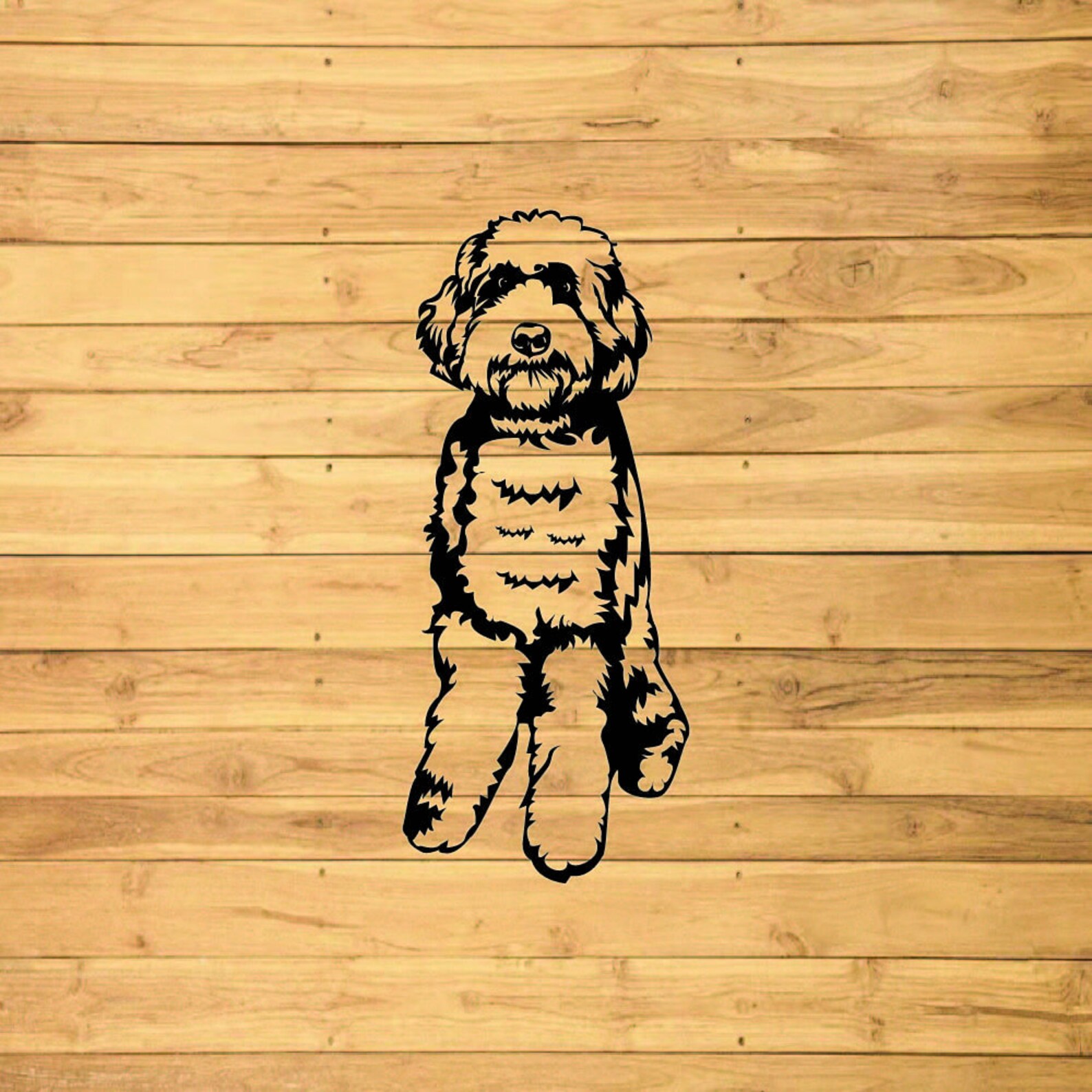 Goldendoodle Svg, Dog Svg File for Cricut, Doodle Face Clipart, Cute ...