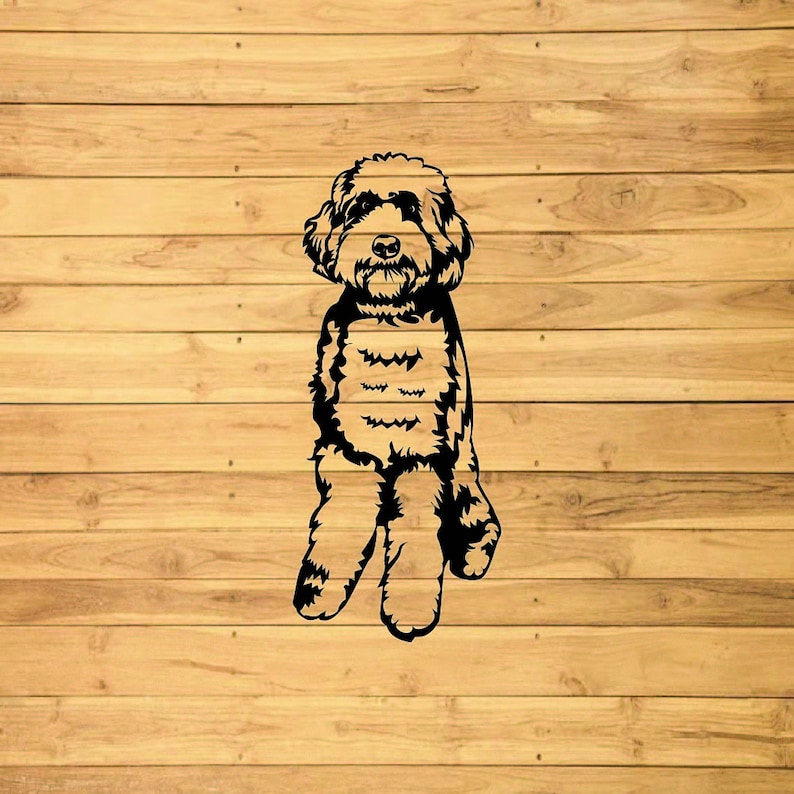 Goldendoodle Svg Dog Svg File for Cricut Doodle Face - Etsy