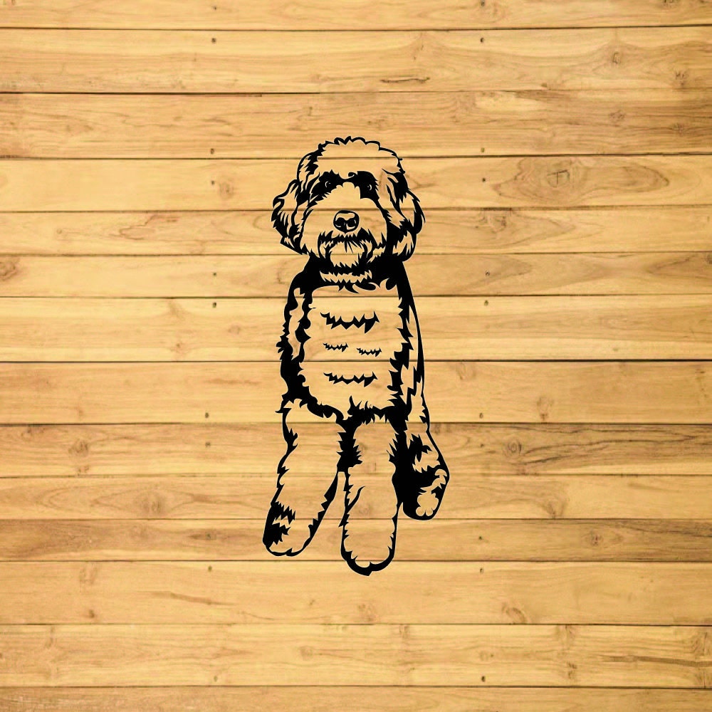 Goldendoodle Svg, Dog Svg File for Cricut, Doodle Face Clipart, Cute ...
