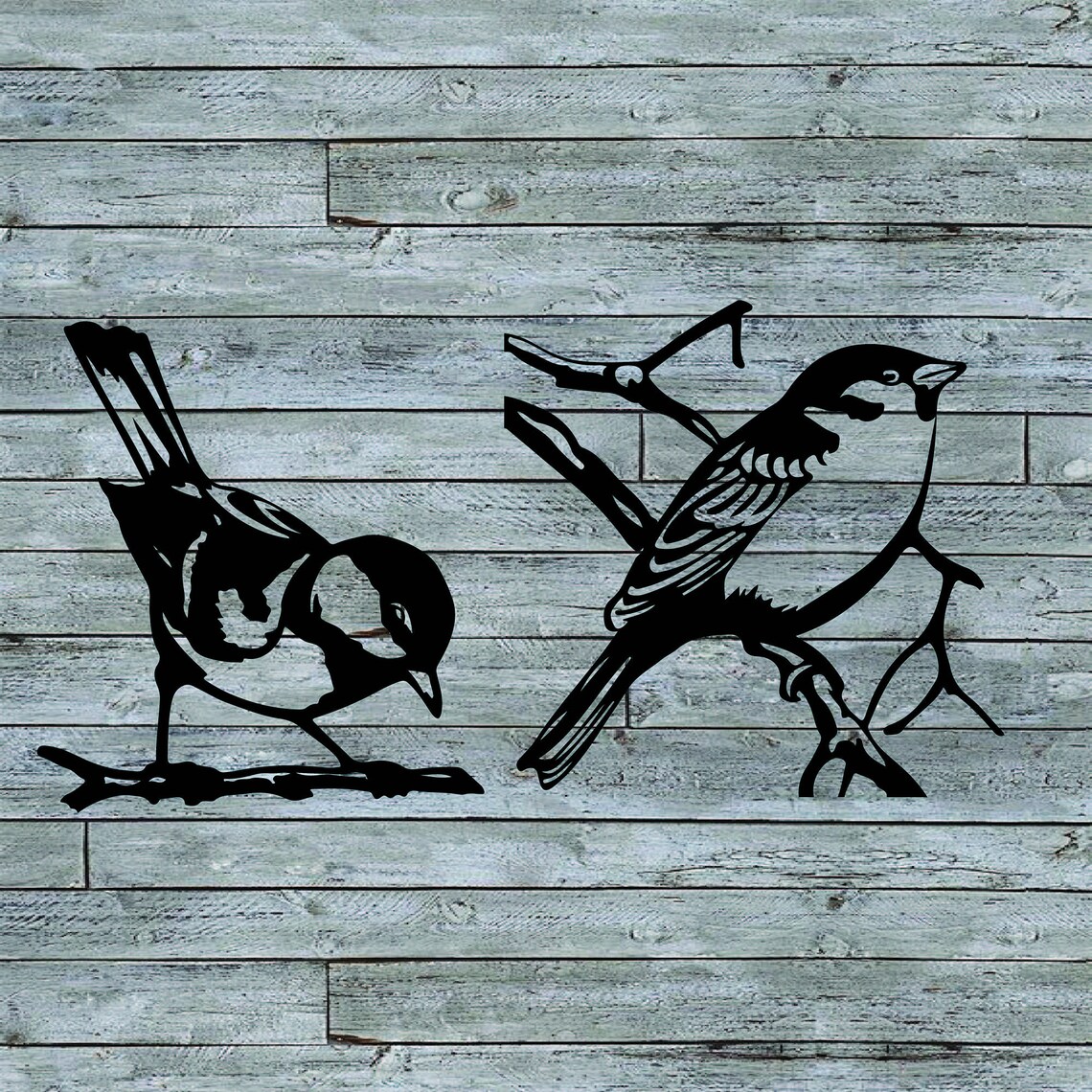 Sparrow Bird SVG, Tree Stake DXF Cut File Laser, Dxf for Plasma, Bird ...