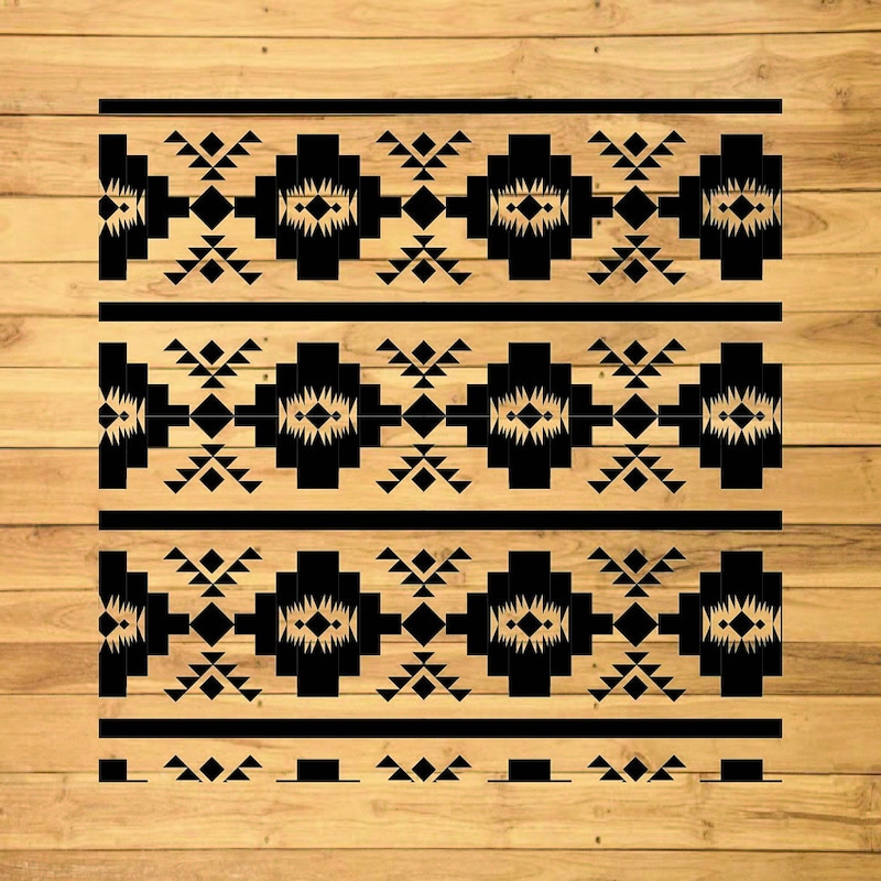 Aztec Borders - Etsy