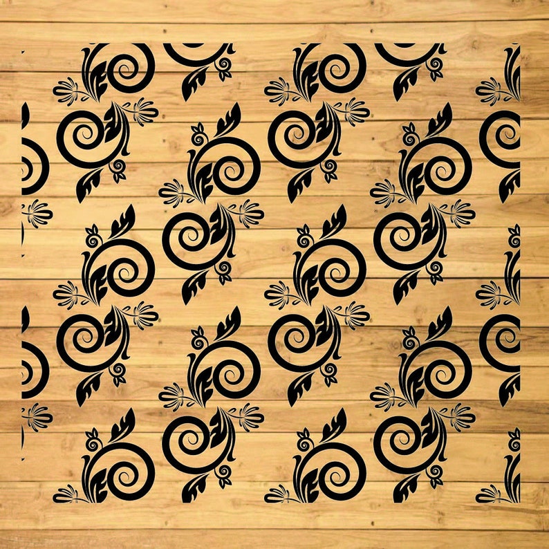 Rose Floral Seamless Pattern SVG Cut File for Cricut - Etsy