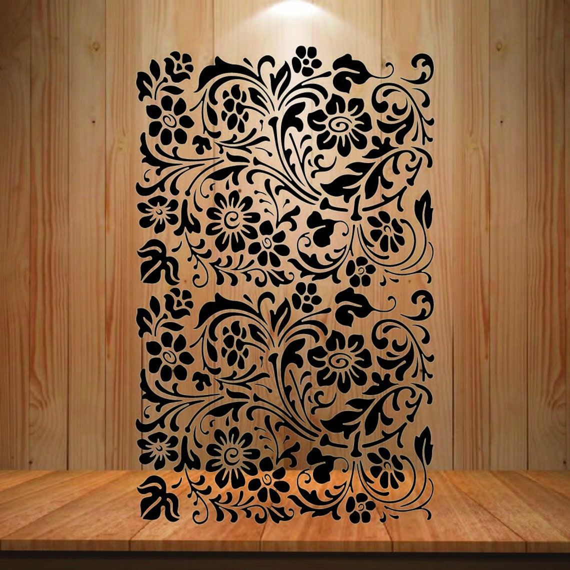 Floral Seamless Pattern SVG Cut File for Cricut, Silhouette, Svg Dxf ...