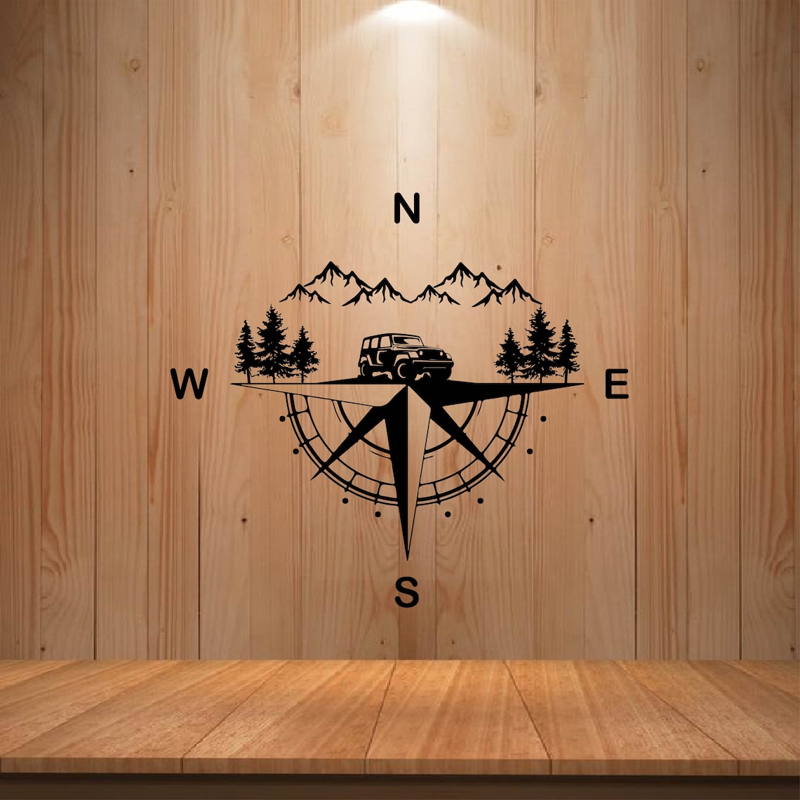 Off-road Compass and Mountain Graphics SUV | Camping Life SVG | Camp ...
