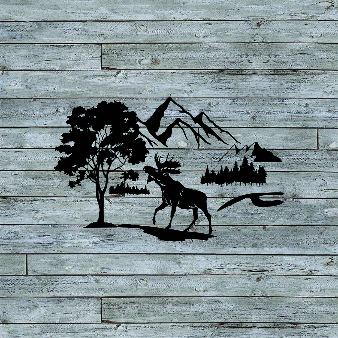 Moose SVG, Nature Moose Svg, Baby Moose Svg, Animals Svg, Moose ...