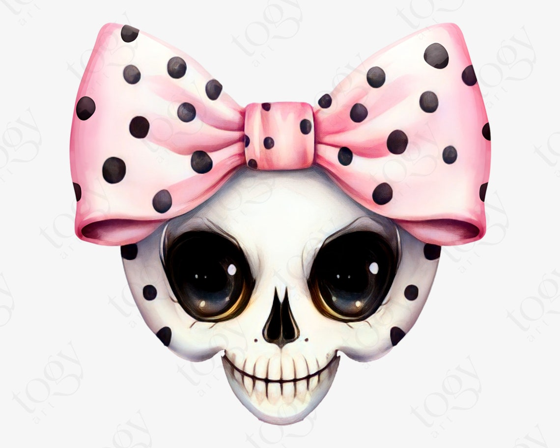 Cute Halloween Clipart Bundle, 6 Black and Pink Halloween PNG, Pink ...