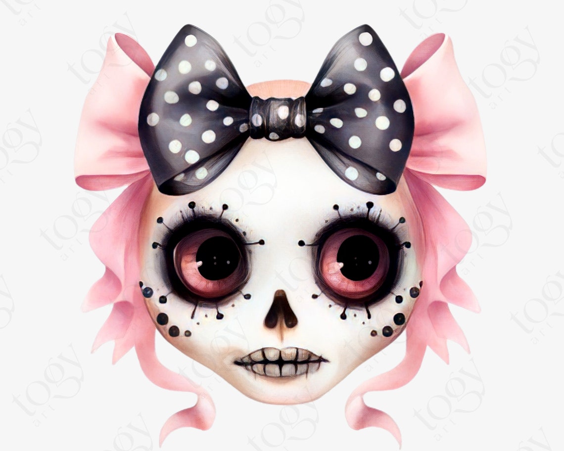 Cute Halloween Clipart Bundle 6 Black and Pink Halloween PNG - Etsy