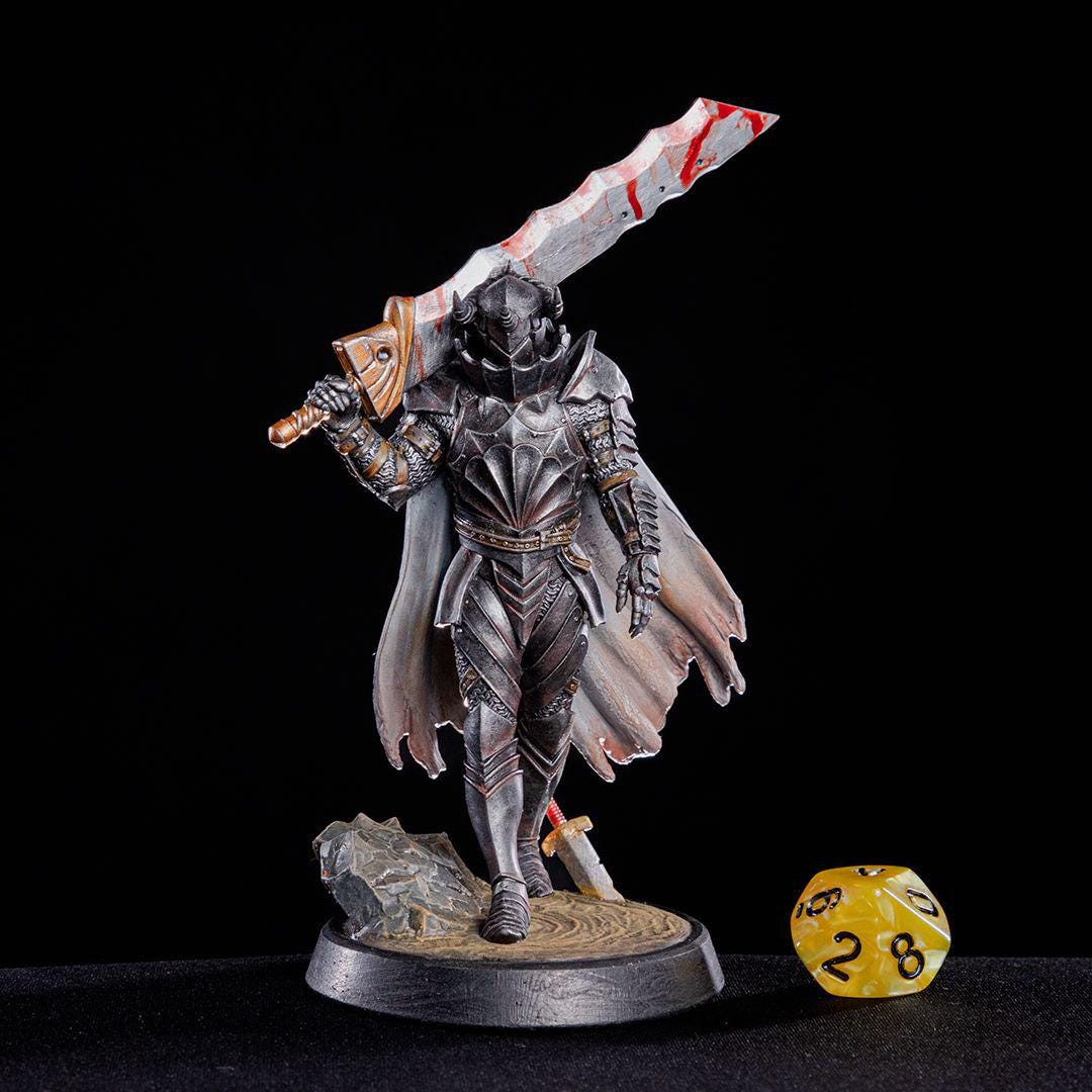 Rhys the Burnt Fighter Diorama Figures 3D Printer Files STL - Etsy