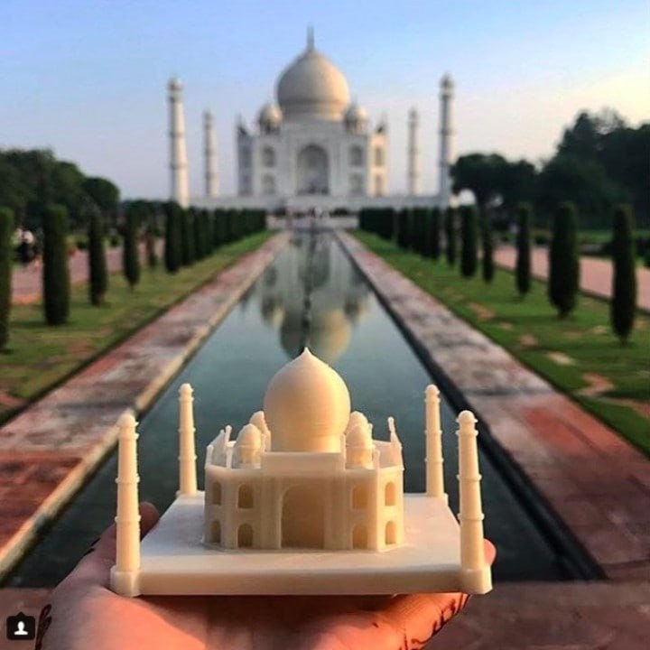 Taj Mahal High Quality STL File, 3D Digital Printing STL File for 3D ...
