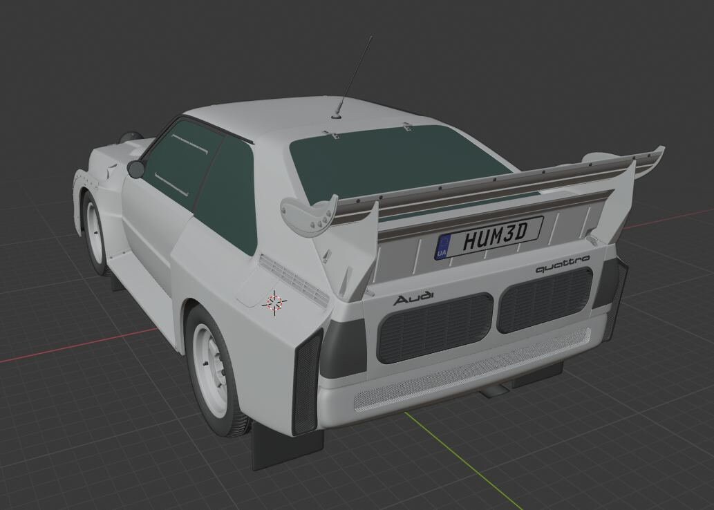 Audi Quattro High Quality STL File, 3D Digital Printing STL File for 3D ...