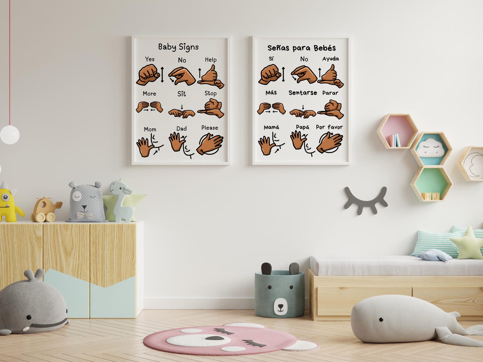 ASL Baby Sign Language Poster: Montessori Classroom Decor - Etsy
