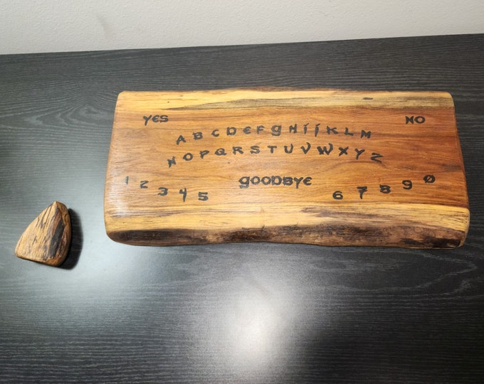 Ouija Board Antique Wooden 150-year-old Walnut Tree Planchette Haunted ...