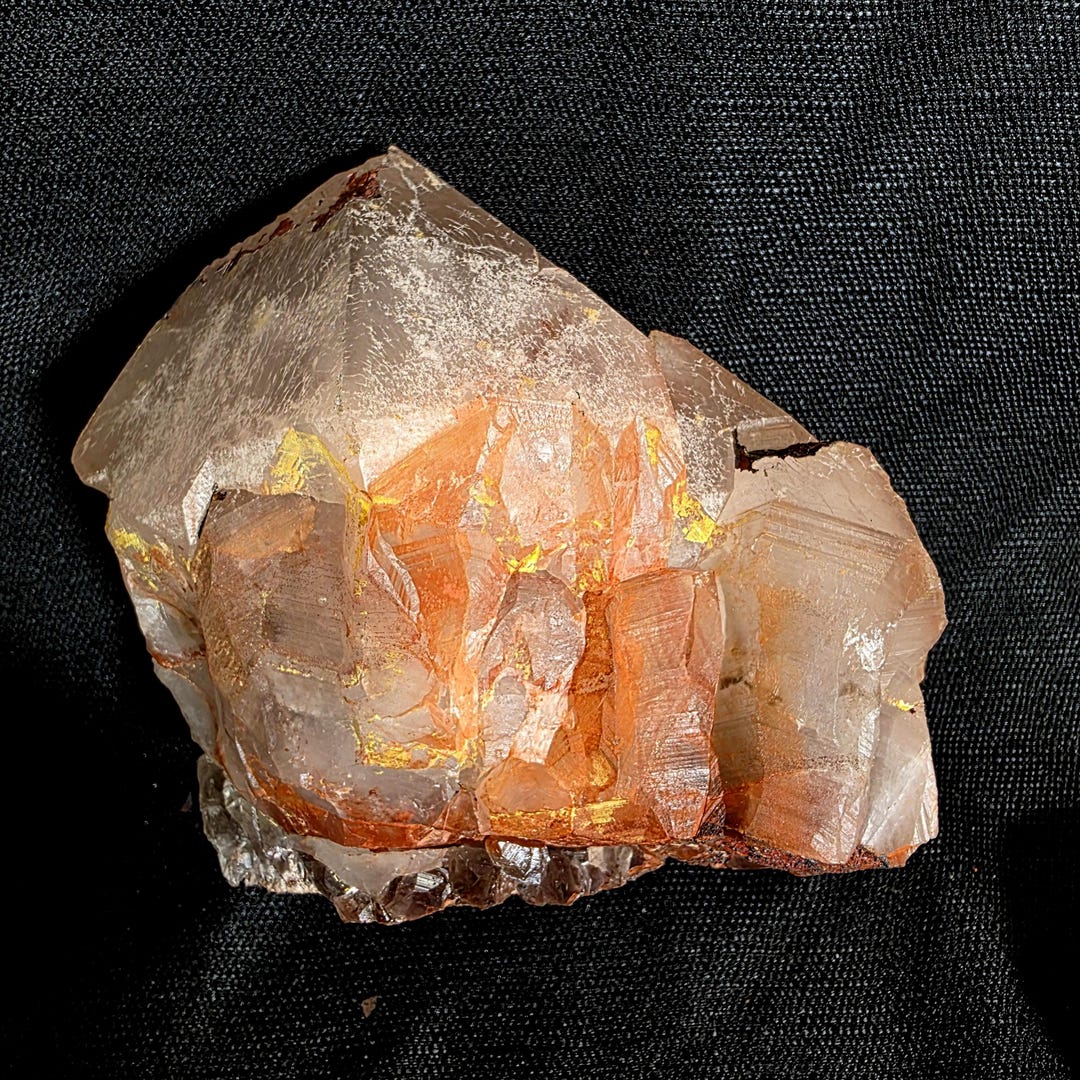 Madagascar Golden Healer Quartz Cluster | Hematoid Quartz Stone ...