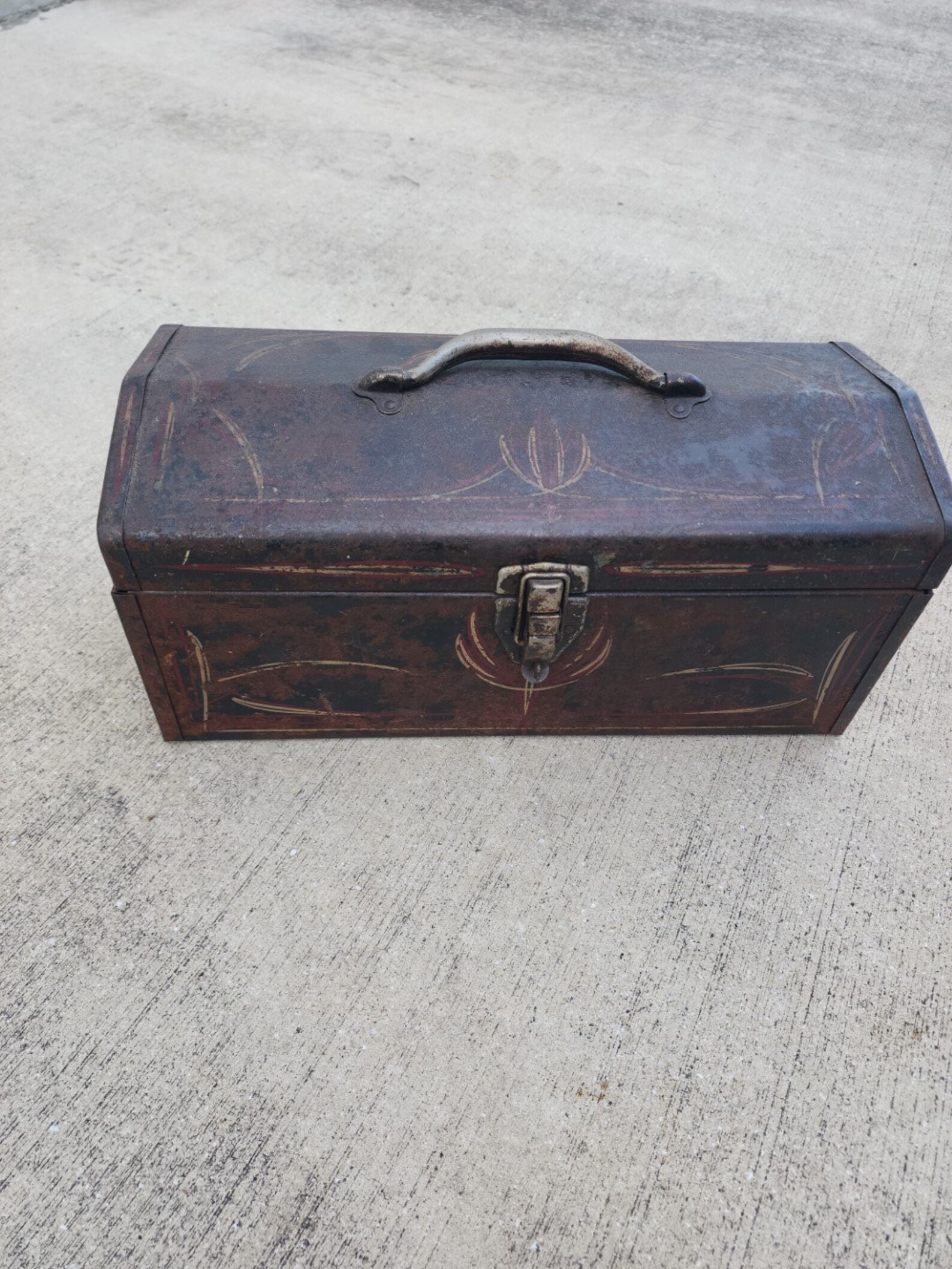 Pinstriped Vintage Toolbox Painter Artist Storage Pinstripe - Etsy