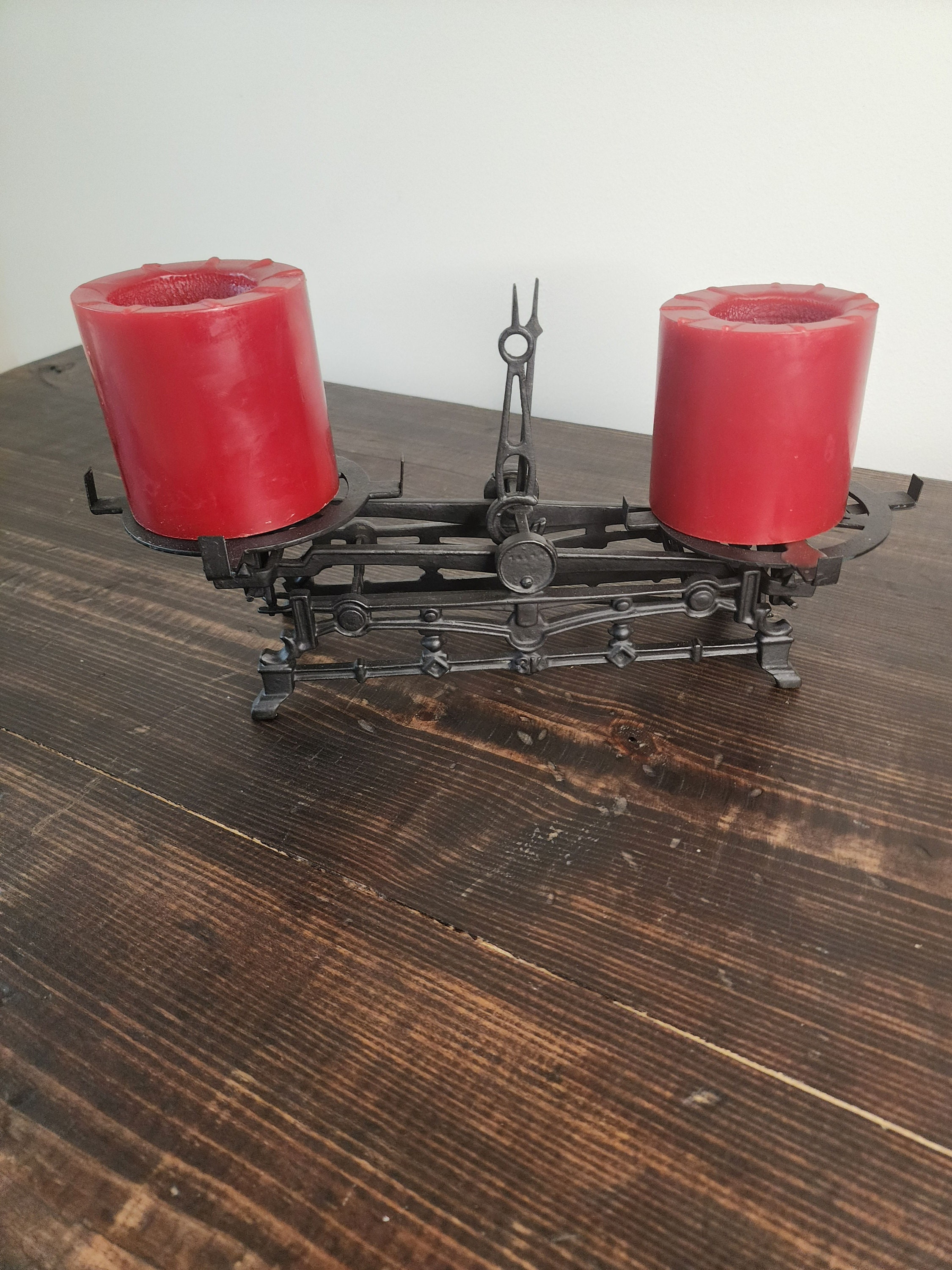 Antique Gothic Apothecary Balance Scale Candle Holder - Etsy