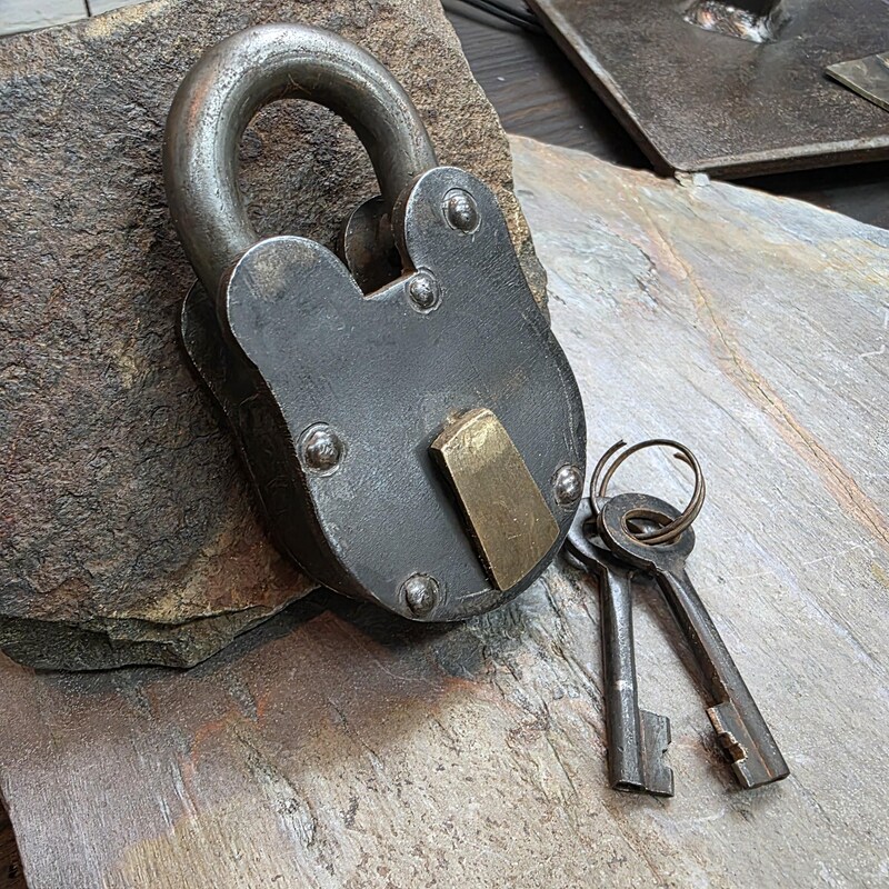 Antique Padlock - Etsy