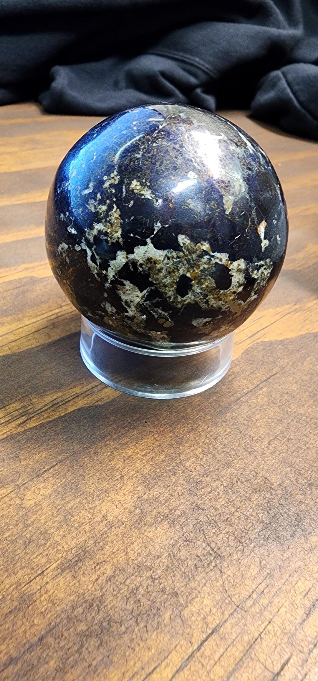 Covellite Polished Sphere Crystal Ball Blue Flashy Sunstone 462gr - Etsy