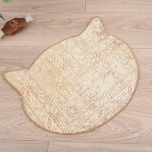 Water Pad, Custom Rug Peds, Cat Pad, Beige Mat, Rug Mat, Vintage Rug ...