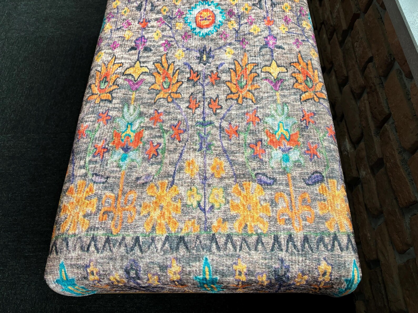 Handmade Ottoman Bench, Turkish Rug Bench, Farmhouse Decor, End of Bed ...