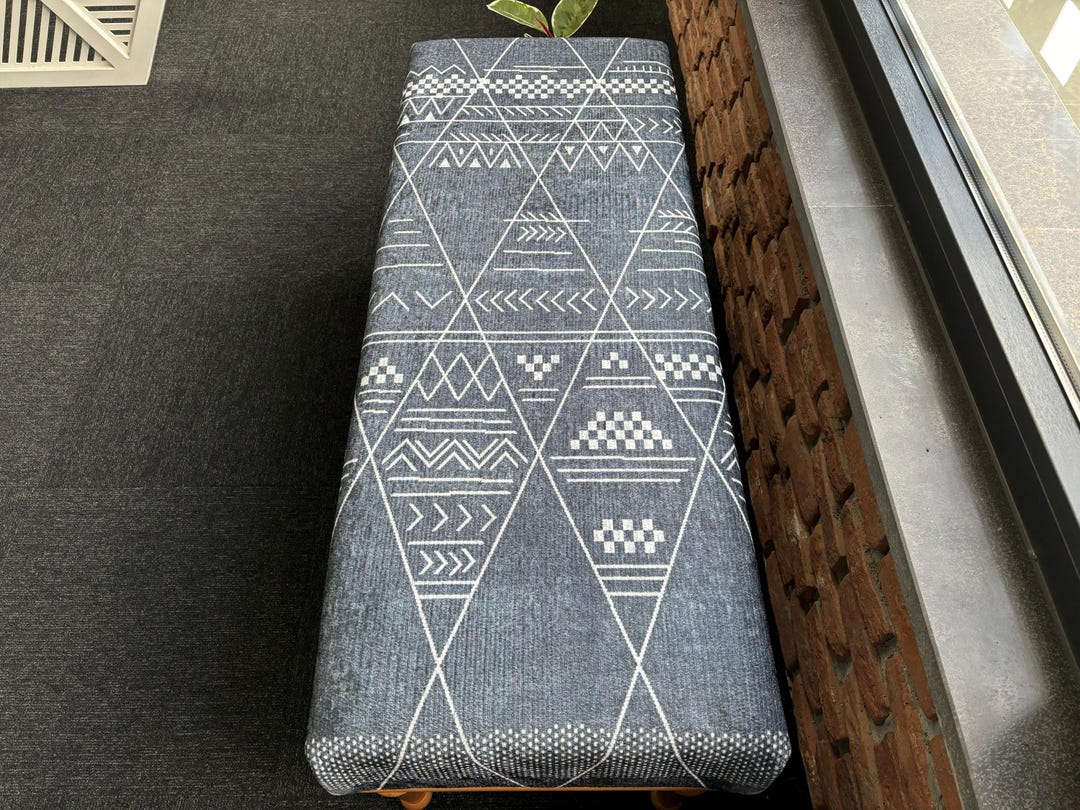 Handmade Ottoman Bench, Turkish Rug Bench, Farmhouse Decor, Long ...