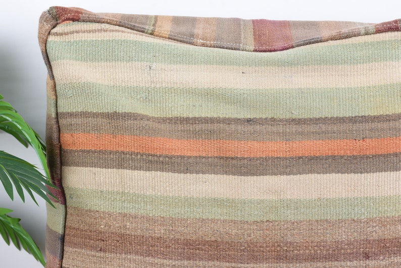 Otomana Kilim orgánica, puf Kilim hecho a mano, puf Kilim turco de ...