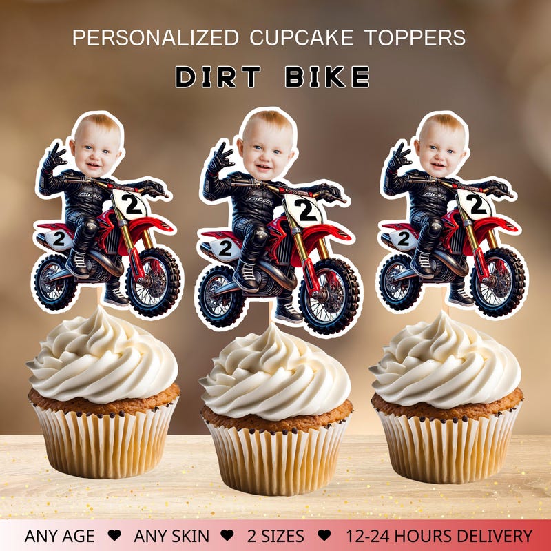 Motocross Cake Topper - Etsy Australia
