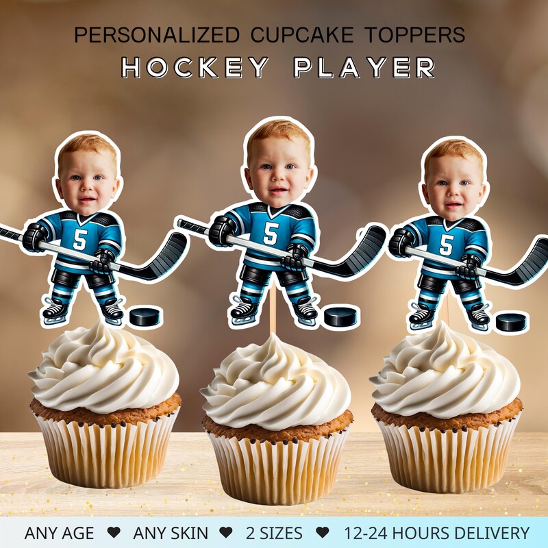 Hockey Cake Topper - Etsy