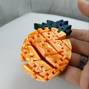 3D Printed Articulating Flexi Fidget Pineapple - Etsy