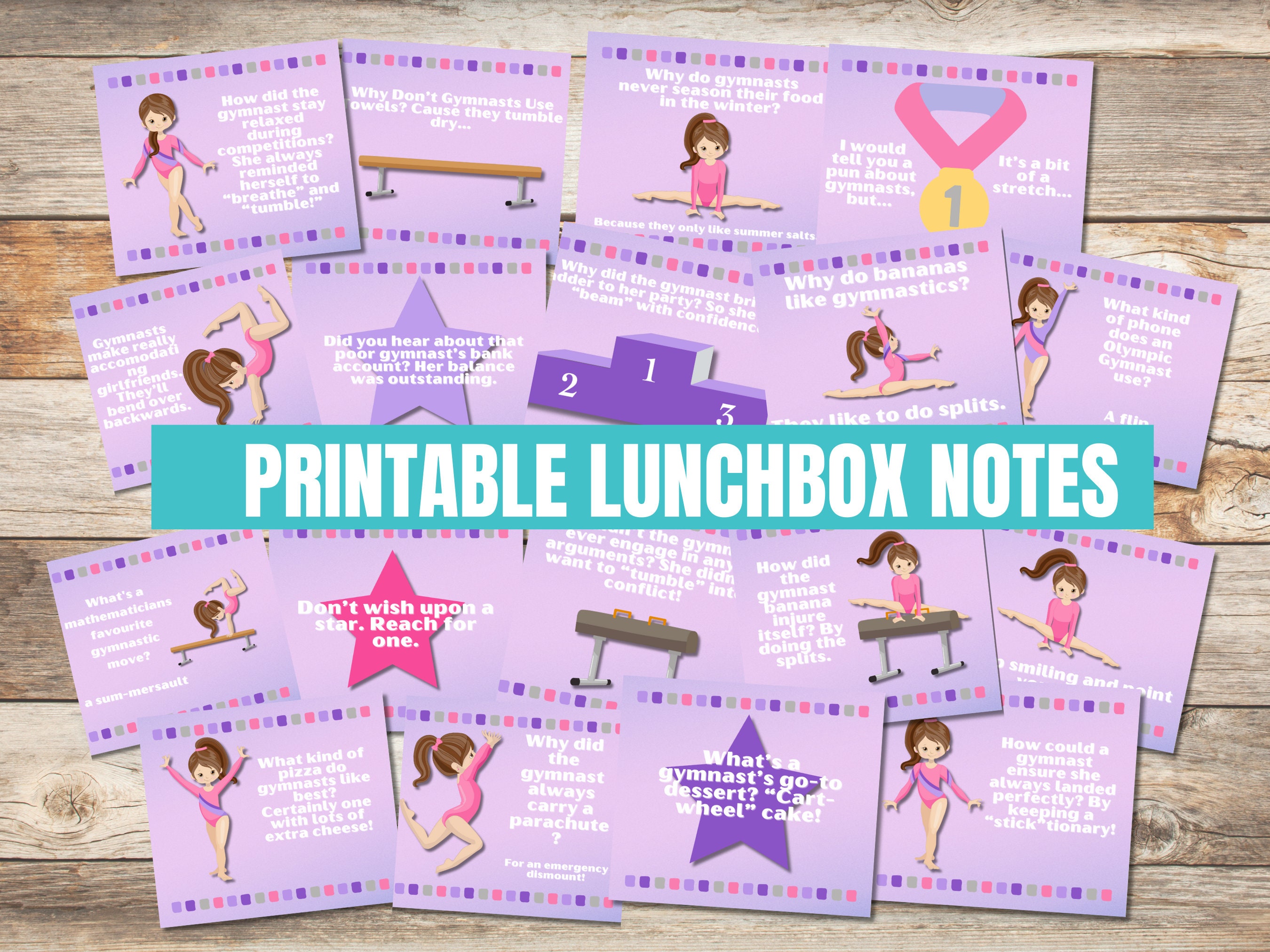 Lunch Notes, Lunch Box Cards, Lunch Box Notes, Encouragement Card ...