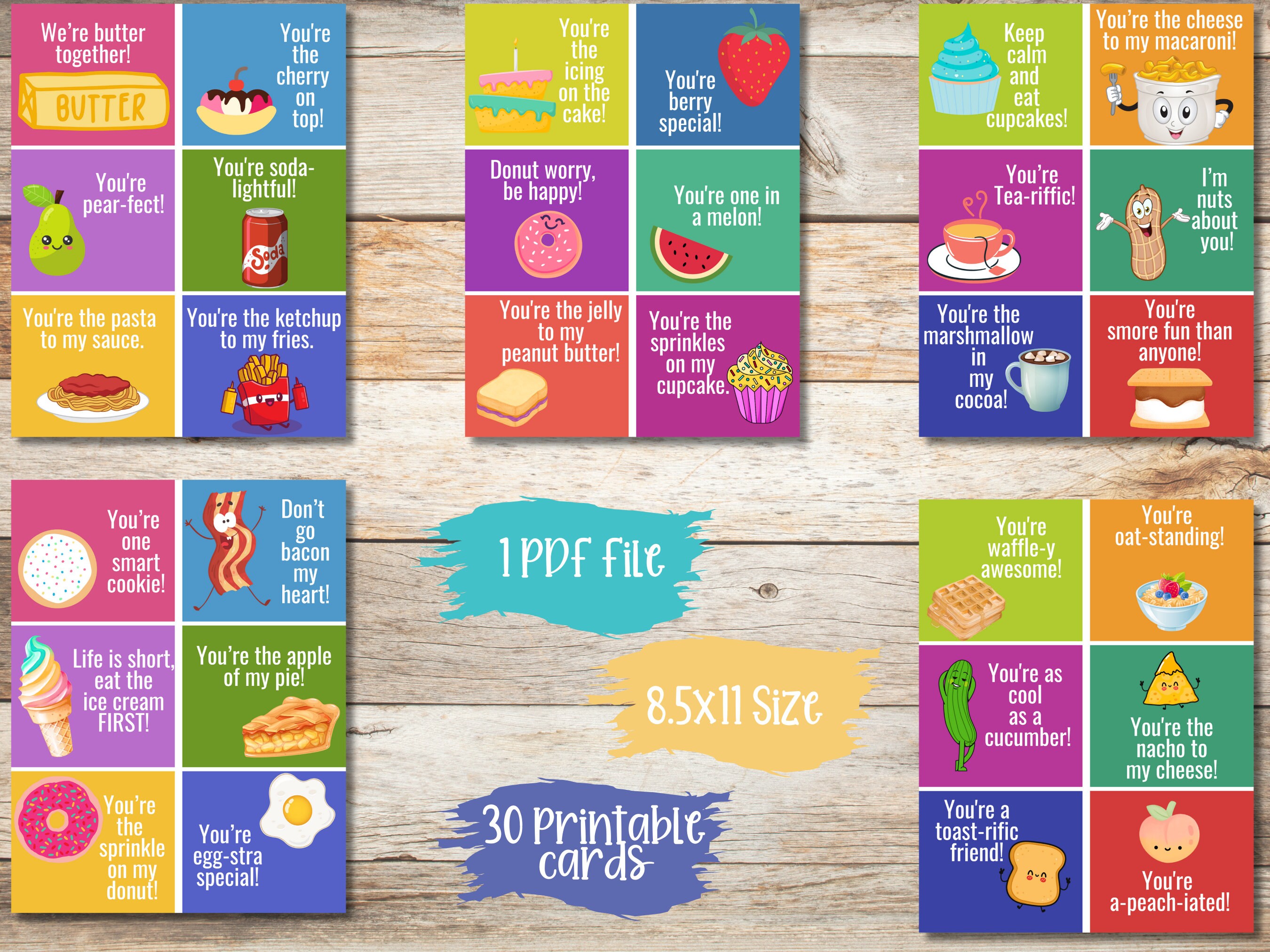 Lunch Notes, Lunch Box Cards, Lunch Box Notes, Jokecards, Back to ...