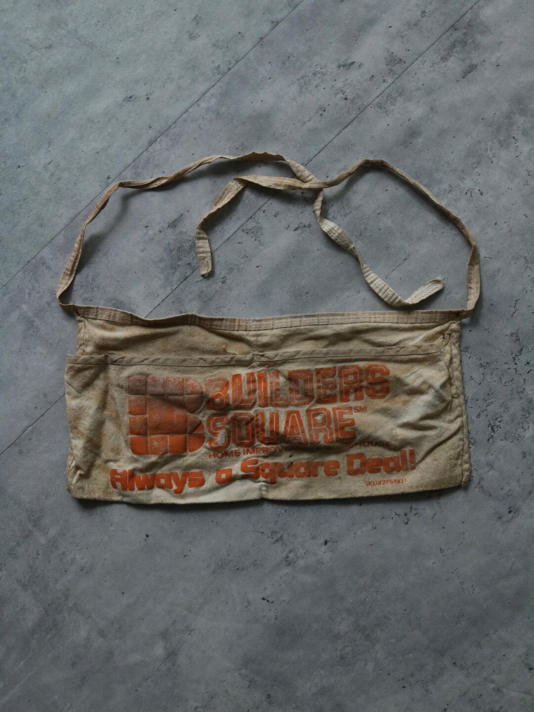 Vintage Builders Square Tool Pouch Bag - Etsy