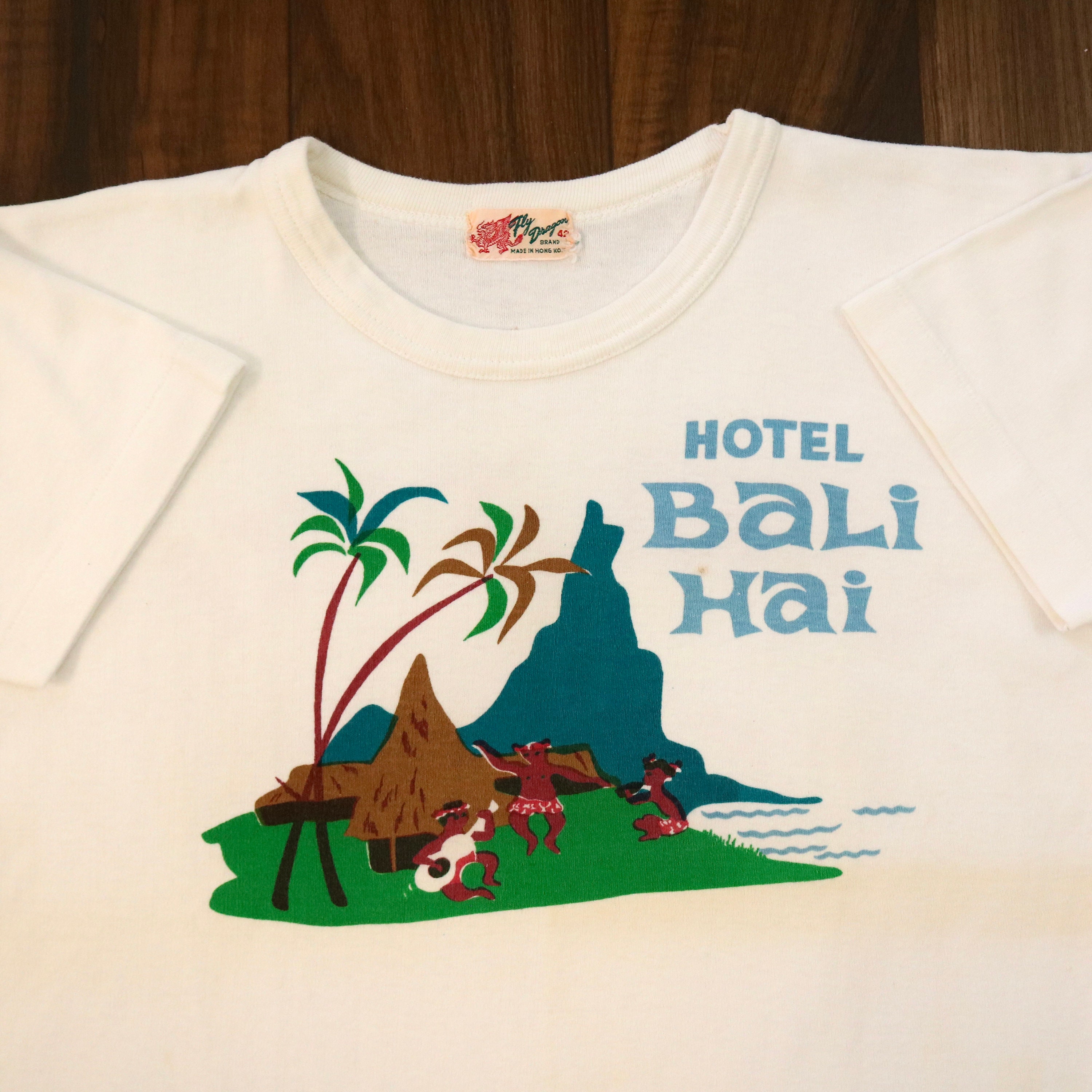 Vintage 60s Hotel Bali Hai T Shirt Liki Tiki Crew Fly Dragon Graphic ...