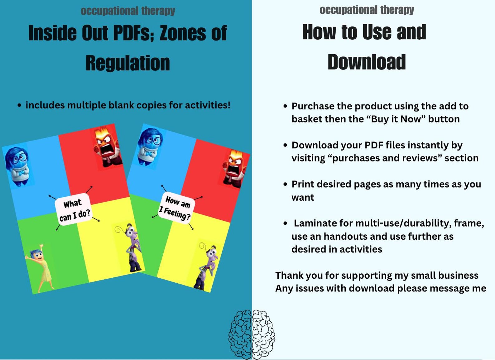 Inside Out Emotion Check In, Zones of Regulation Poster Inside Out 2 ...