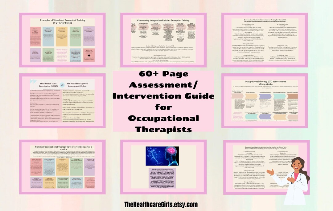 Digital Comprehensive Guide to Assessment and Intervention in Occupational Therapy, Stroke ...