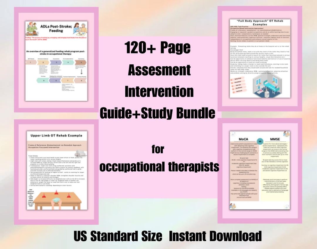 Digital Comprehensive Guide to Assessment and Intervention in Occupational Therapy, Stroke ...