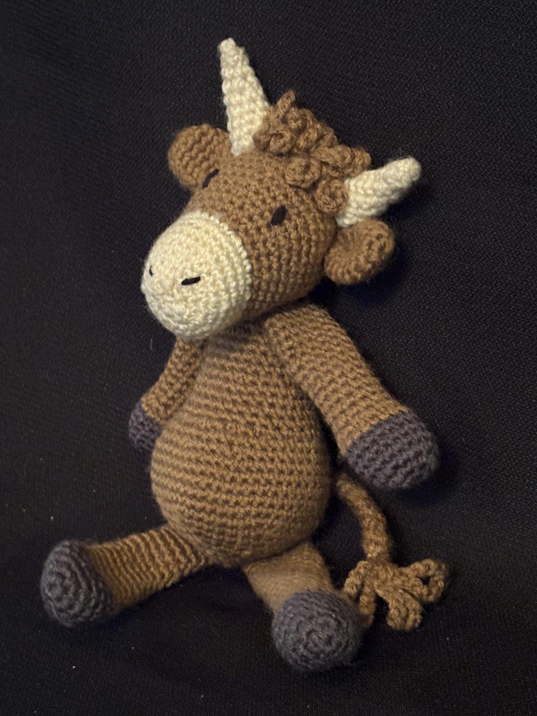 Howard the Highland Cow - Handcrafted Amogurami Stuffed Animal! - Etsy
