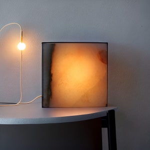 6-inch Onyx Crystal Cube Lamp – A Natural Stone Masterpiece for Home ...