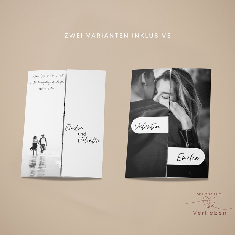 Wedding Invitation, Template German, Template, Wedding Template ...